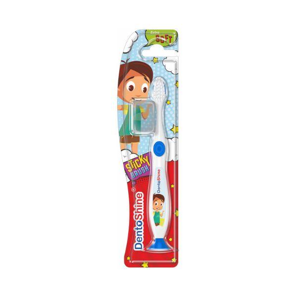 Buy Dentoshine Sticky Toothbrush for Kids Blue 100 gm Online at Best ...