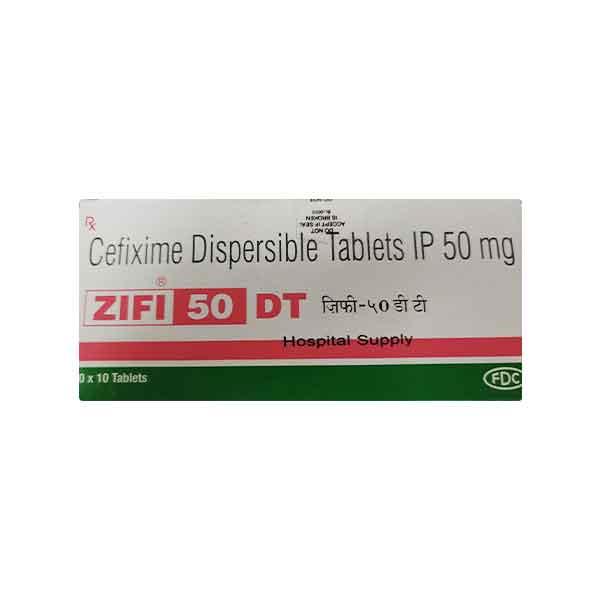 Zifi DT 50mg Tablet 10'S : Price, Uses, Side Effects | Netmeds