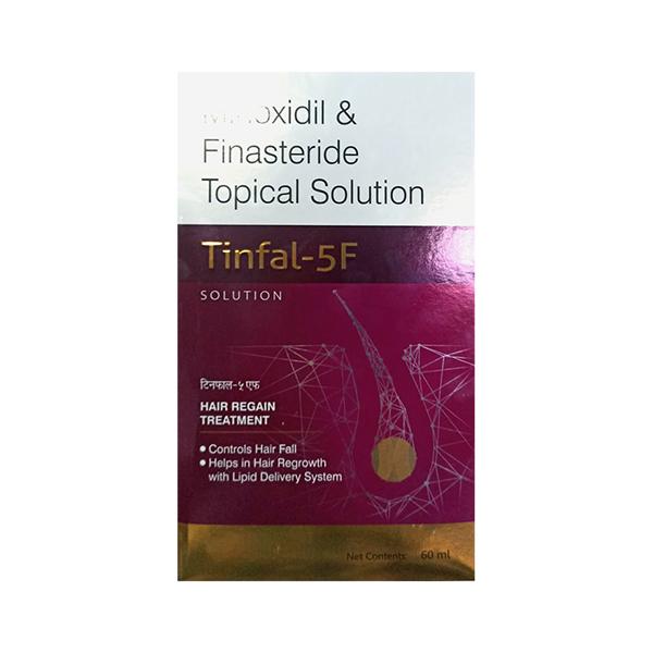 Tinfal 5 F Topical Solution 60ml Price, Uses, Side effects | Netmeds