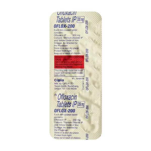 Oflox 200mg Tablet 10'S - Price, Uses, Side Effects | Netmeds