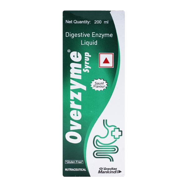 Overzyme Saunf Flavour Syrup 200ml - Price, Uses, Side Effects | Netmeds