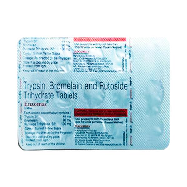ENZOMAC Tablet 15's Price, Uses, Side effects, Substitutes | Netmeds