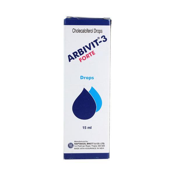 Arbivit 3 Forte Drops 15ml Price, Uses, Side effects, Substitutes | Netmeds