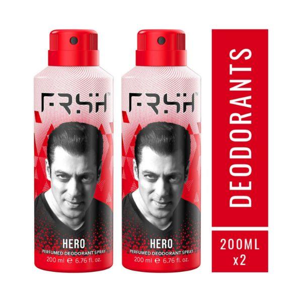 Buy Frsh Dedorant Body Spray - Hero-Pack Of 2 400 ml Online at Best ...