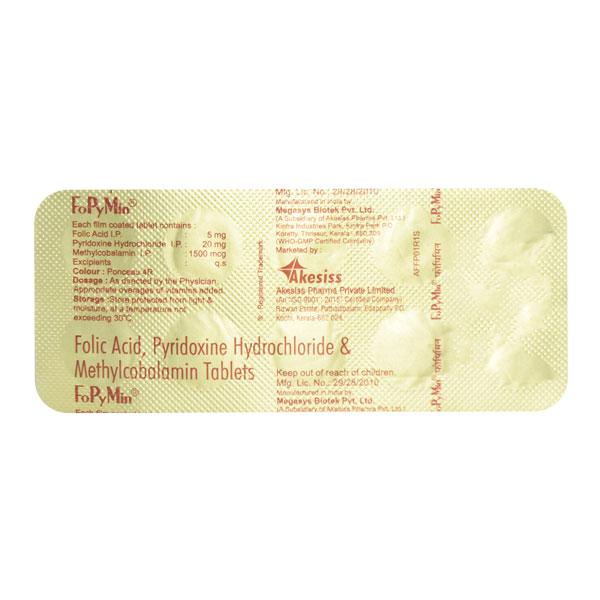 Buy Fopymin Tablet 10'S Online at Upto 25% OFF | Netmeds