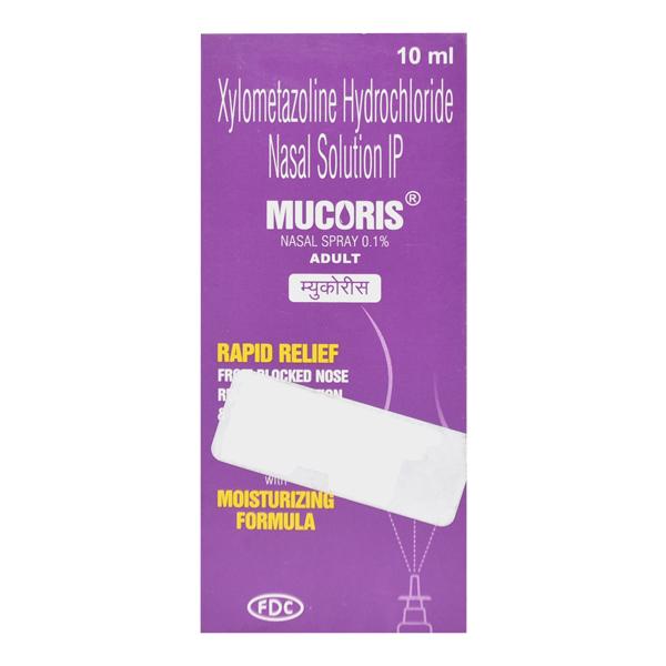 Mucoris Adult Nasal Spray 10ml : Uses, Side Effects, Price | Netmeds