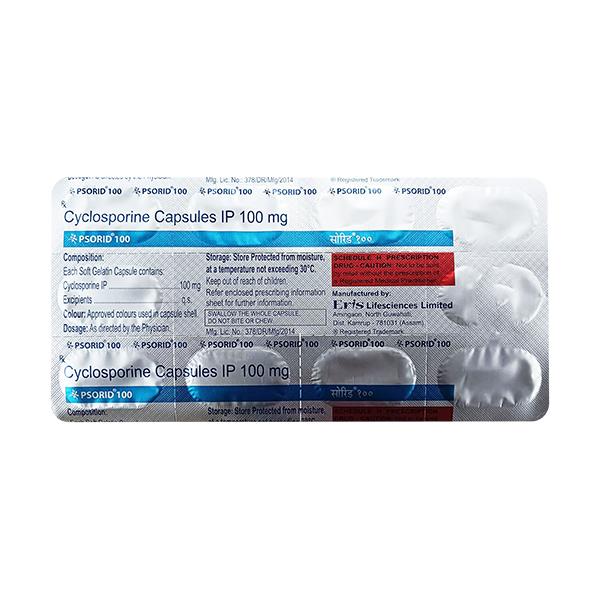 PSORID 100 Capsule 10's