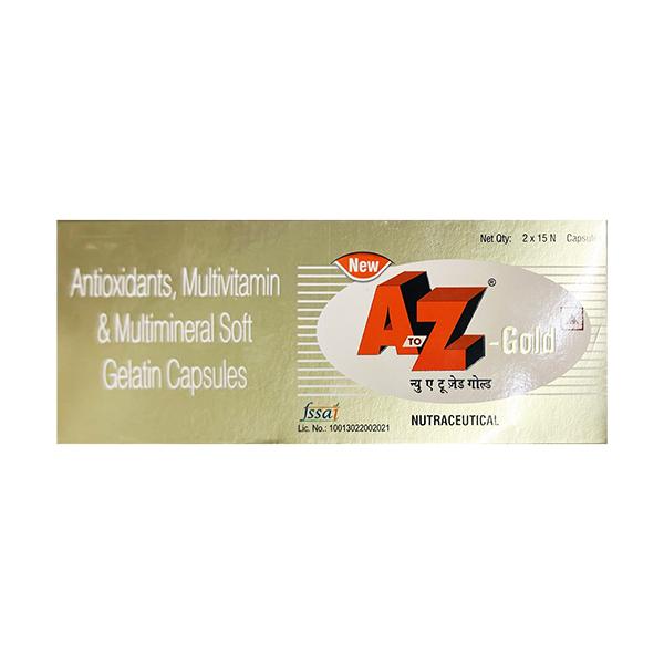 A To Z Gold New Capsule 15's Price, Uses, Side effects | Netmeds