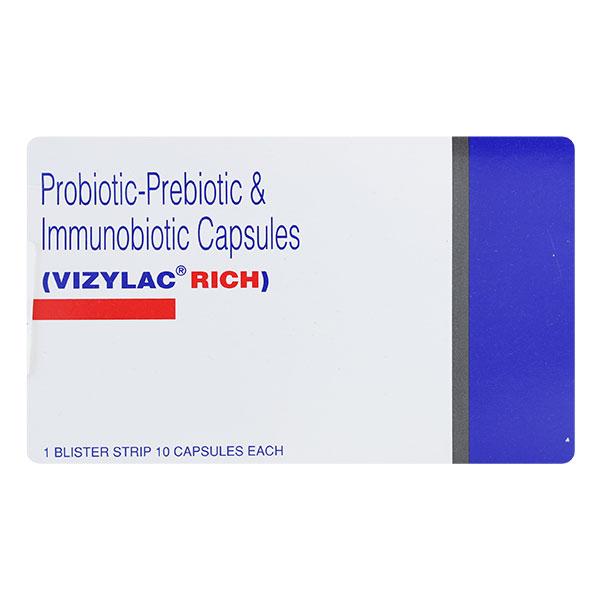 Vizylac Rich Capsule 10'S : Price, Uses, Side Effects | Netmeds