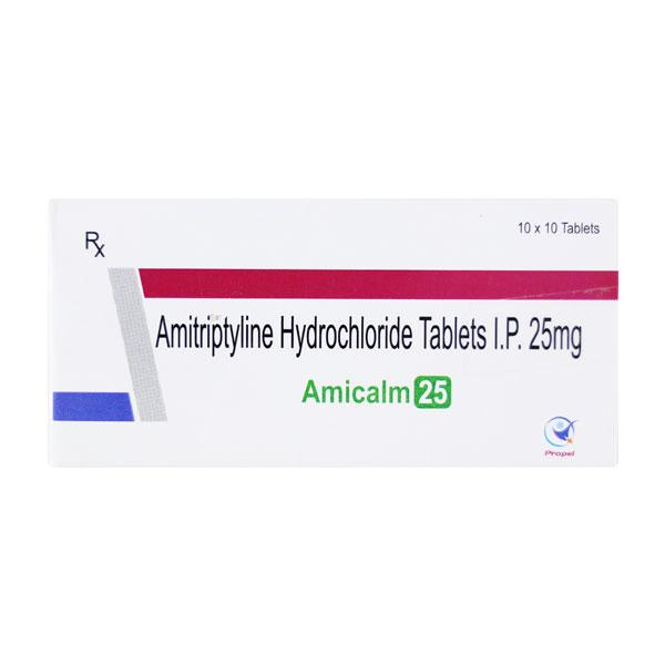 AMICALM 25 Tablet 10's : Price, Uses, Side Effects | Netmeds