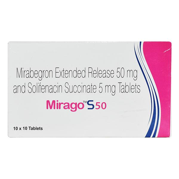 Buy MIRAGO S 50 Tablet 10's Online at Upto 25% OFF | Netmeds