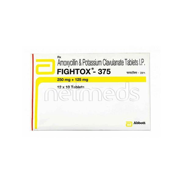 Fightox 375mg Tablet 10'S : Uses, Side Effects, Price | Netmeds