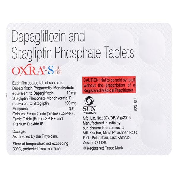 OXRA S 10/100 Tablet 15's - Price, Uses, Side Effects | Netmeds