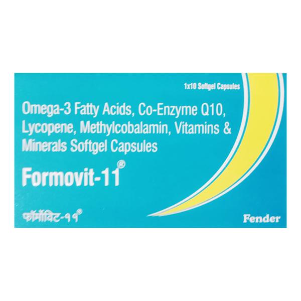Buy FORMOVIT 11 Soft Gelatin Capsule 10's Online at Upto 25% OFF | Netmeds