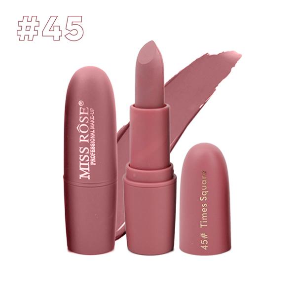 Buy Miss Rose Matte Finish Bullet Lipstick Shade 45 TimeSquare 7301 ...