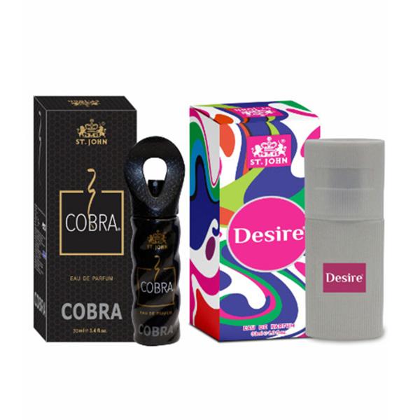 Buy St. John Cobra Eau De Parfum 30 ml + Desire Eau De Parfum 30 ml ...