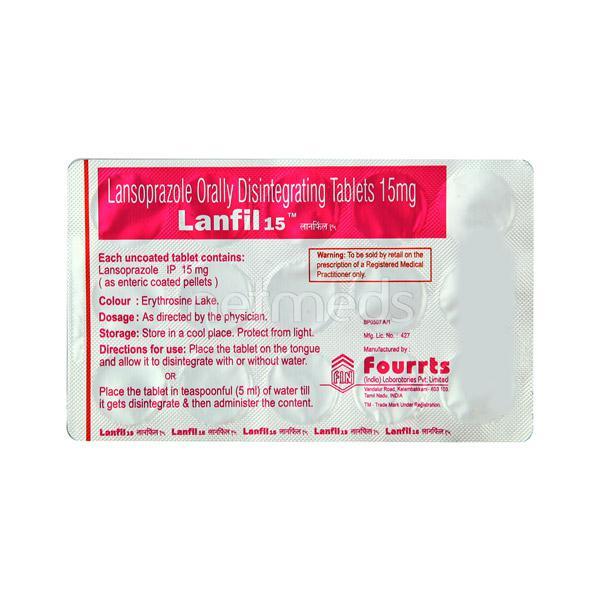 Lanfil 15mg Tablet 15'S - Buy Medicines online at Best Price from ...