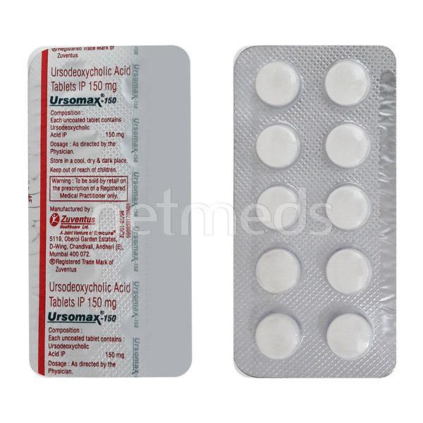 Ursomax 150mg Tablet 10'S Price, Uses, Side effects, Substitutes | Netmeds