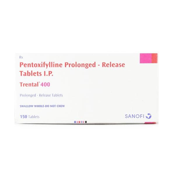 Trental 400mg Tablet 15'S Price, Uses, Side effects, Substitutes | Netmeds