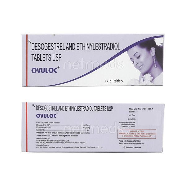 Buy Ovuloc Tablet 21'S Online at Upto 25% OFF | Netmeds
