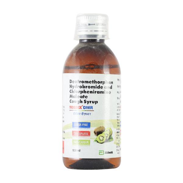Tossex DMR Sugar Free Colourless Kiwi Flavour Syrup 100ml Price, Uses ...