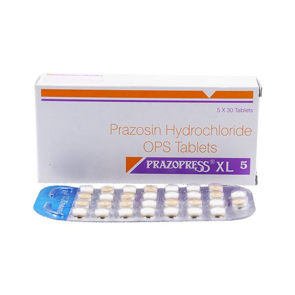 Prazopress XL 5mg Tablet 30'S - Price, Uses, Side Effects | Netmeds