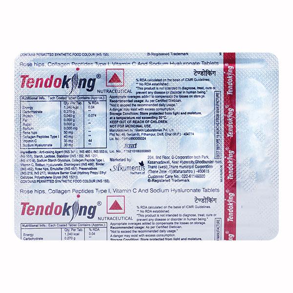 Tendoking Tablet 15'S : Uses, Side Effects, Price | Netmeds