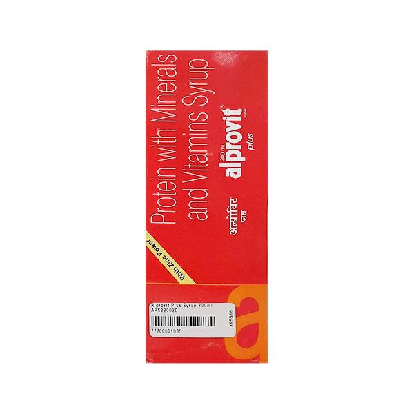 Alprovit Plus Syrup 200ml Price, Uses, Side effects, Substitutes | Netmeds