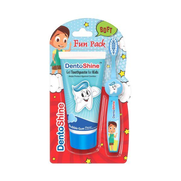 Buy Dentoshine Bubble Gum Flavour Kids Fun Pack 80 gm Online at Best ...