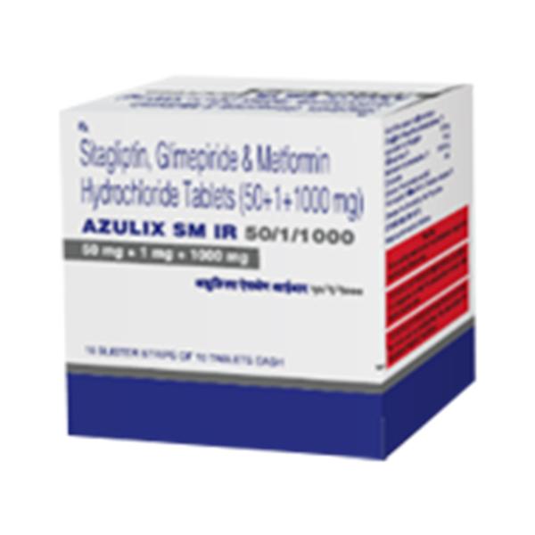 Buy AZULIX SM IR 50/1/1000 Tablet 10's Online at Upto 25% OFF | Netmeds