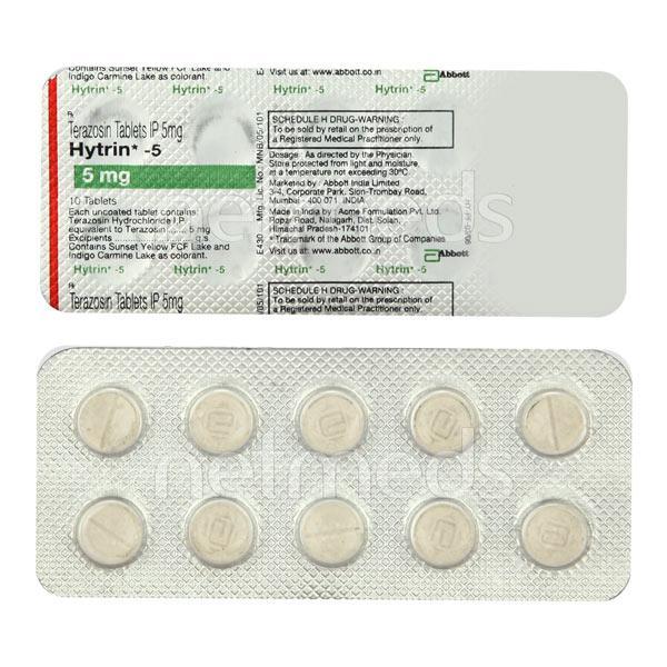 Hytrin 5mg Tablet 10'S : Price, Uses, Side Effects | Netmeds