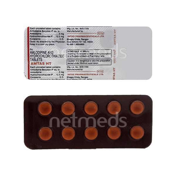 Amtas HT Tablet 10'S : Price, Uses, Side Effects | Netmeds