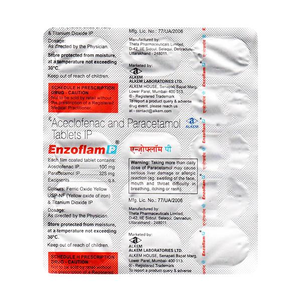 ENZOFLAM P Tablet 15's