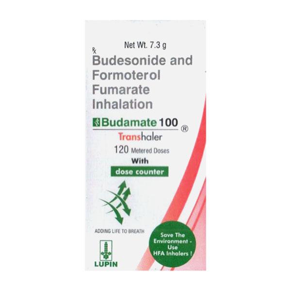 BUDAMATE 100 WITH DOSE COUNTER 120md Transhaler 7.3g