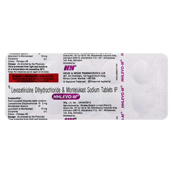 Hhlevo M Tablet 10'S Price, Uses, Side effects, Substitutes | Netmeds