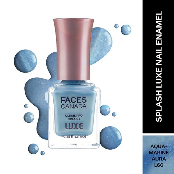Buy Faces Canada Ultime Pro Splash Luxe Nail Enamel - Aquamarine Aura ...