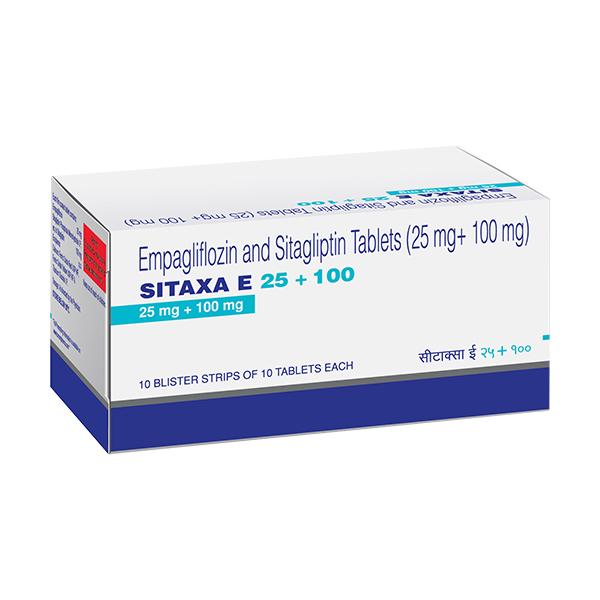 Buy SITAXA E 25+100 Tablet 10's Online | Netmeds