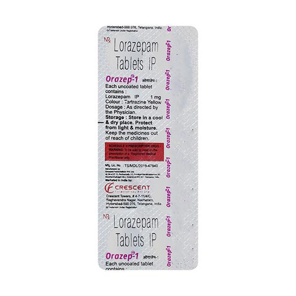 ORAZEP 1 Tablet 10's - Price, Uses, Side Effects, and Substitutes | Netmeds