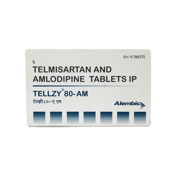 Tellzy AM 80mg Tablet 15'S : Price, Uses, Side Effects | Netmeds
