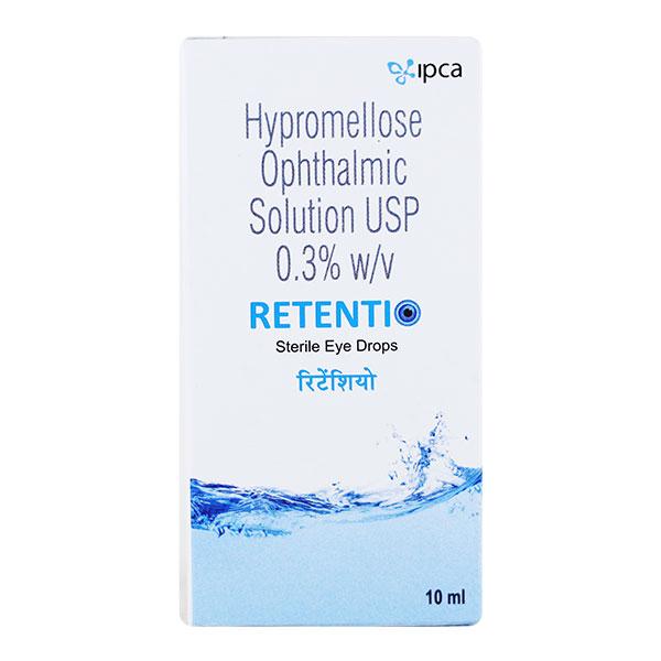 RETENTIO STERILE Eye Drops 10ml : Price, Uses, Side Effects | Netmeds