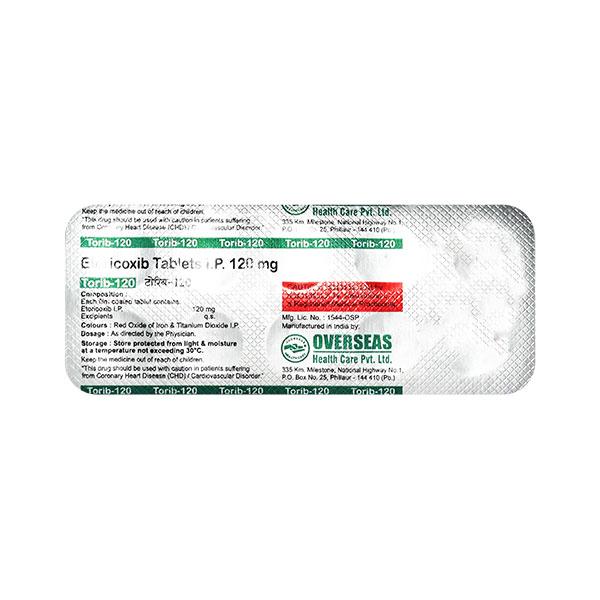Buy TORIB 120 Tablet 10's Online at Upto 25% OFF | Netmeds