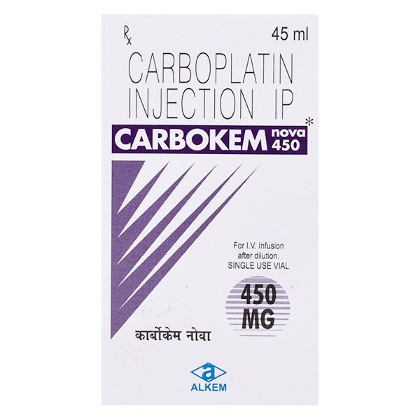 CARBOKEM NOVA 450 Injection 45ml Price, Uses, Side effects, Substitutes ...