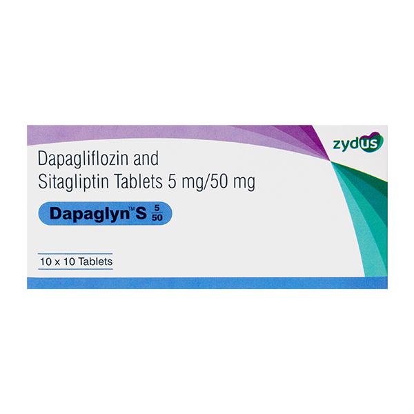 DAPAGLYN S 5/50 Tablet 10's Price, Uses, Side effects, Substitutes ...