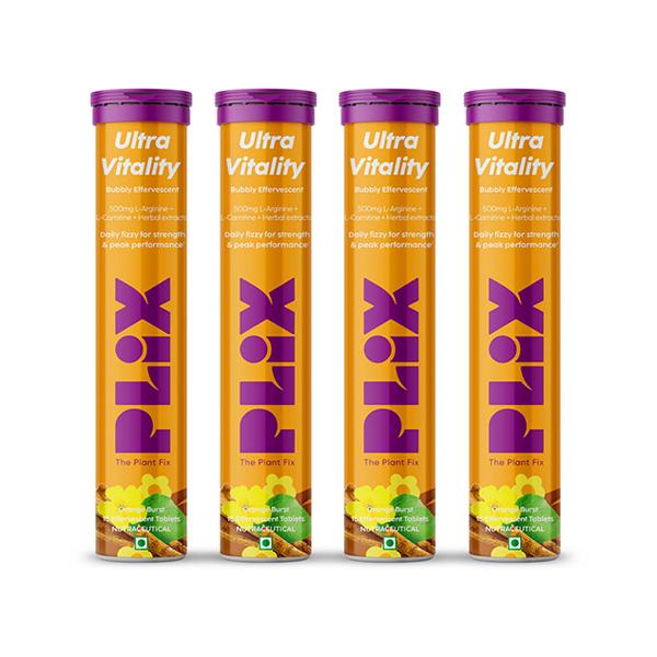 Buy Plix The Plant Fix Ultra Vitality Effervescent For Stamina For Men ...