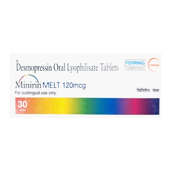 MINIRIN MELT 120mcg Orally Lyophilisate Tablet 30's : Uses, Side ...