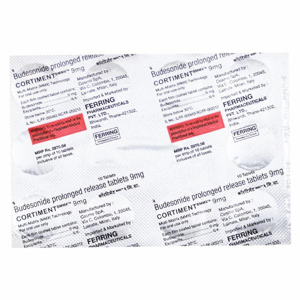 Buy CORTIMENT MMX 9mg Tablet 10's Online at Upto 25% OFF | Netmeds