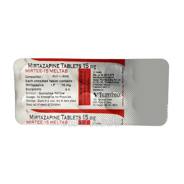 Mirtee Metlab 15mg Tablet 10 'S - Price, Uses, Side Effects, and ...