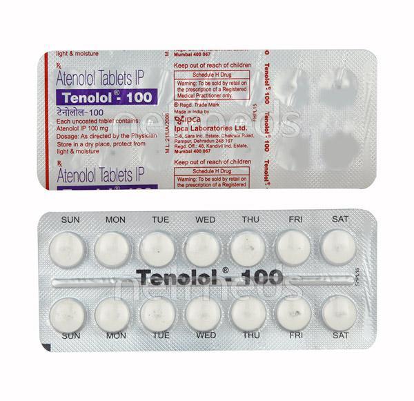 Tenolol 100mg Tablet 14'S : Price, Uses, Side Effects | Netmeds