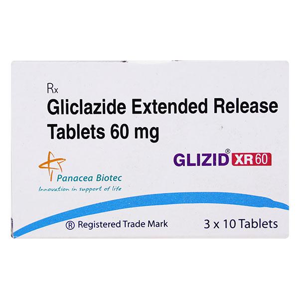 GLIZID XR 60 Tablet 10's : Price, Uses, Side Effects | Netmeds