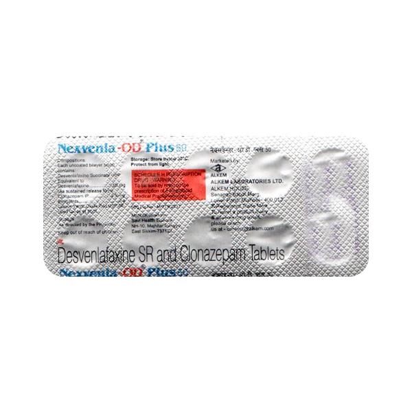 Nexvenla OD Plus 50mg Tablet 10'S - Price, Uses, Side Effects, and ...